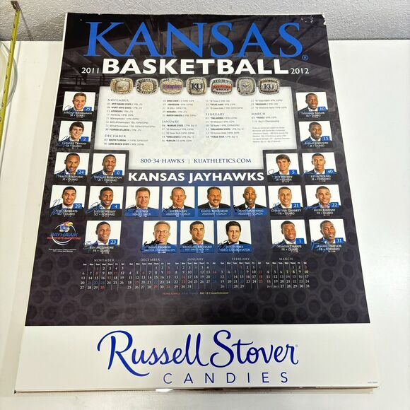 Shirts | 2112012 Kansas Jayhawks Ku Basketball Poster Schedule Team ...
